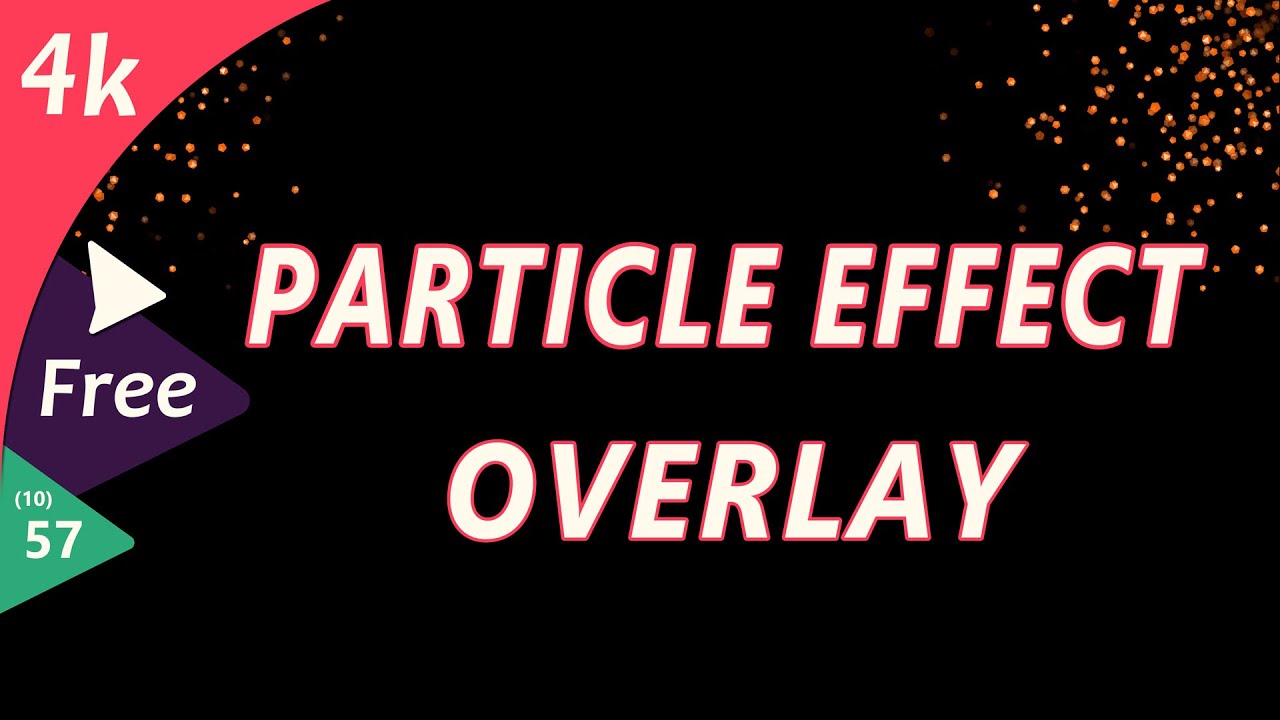 Particles overlay - YouTube