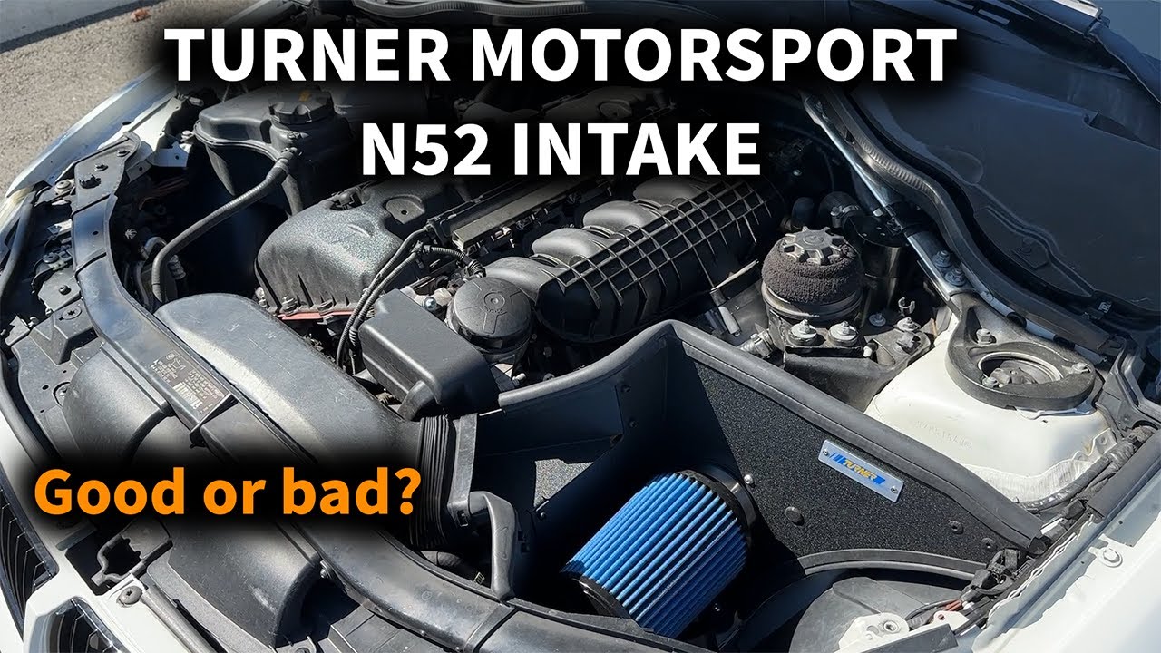 N52 Turner Intake I Install + Sound + Review - YouTube