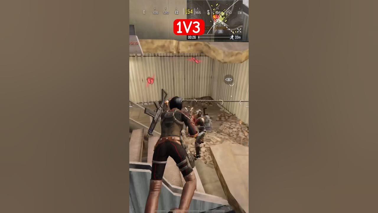 1v3💀🔥 #codm #codmobilegaming #pubgmobile #codmobile #mobilegam #battleroyalegame # ...