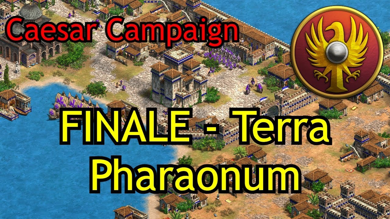 FINALE - Terra Pharaonum | Julius Caesar | AoE2: DE Custom Campaign - YouTube