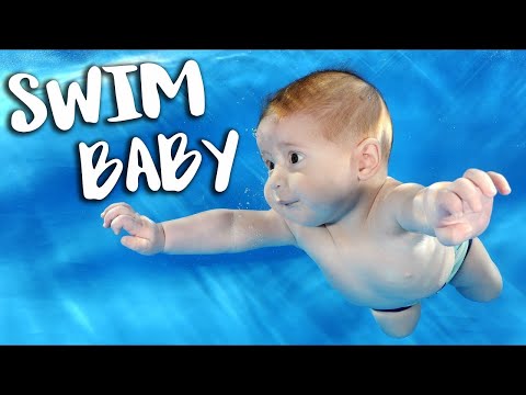 Cute Babies Swimming Videos Compilation #8