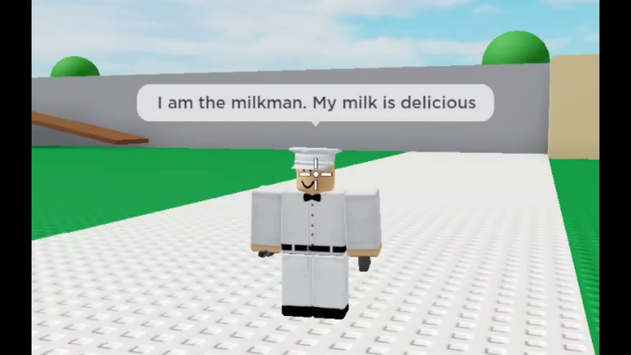 I am the milkman. | Roblox - YouTube