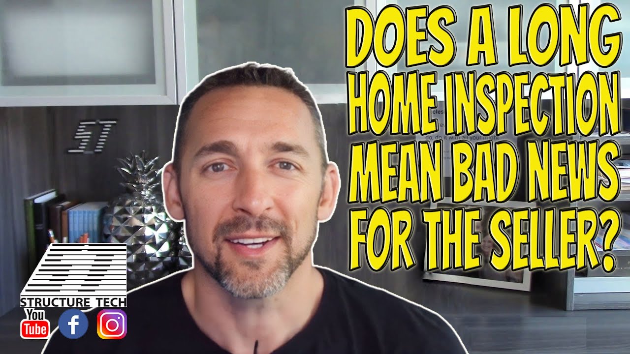 Does a long home inspection mean bad news for the seller? - YouTube
