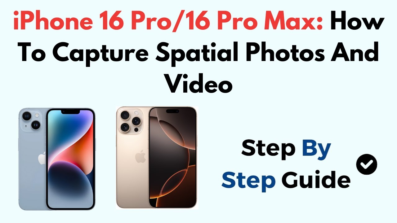 iPhone 16 Pro/16 Pro Max: How To Capture Spatial Photos And Video - YouTube