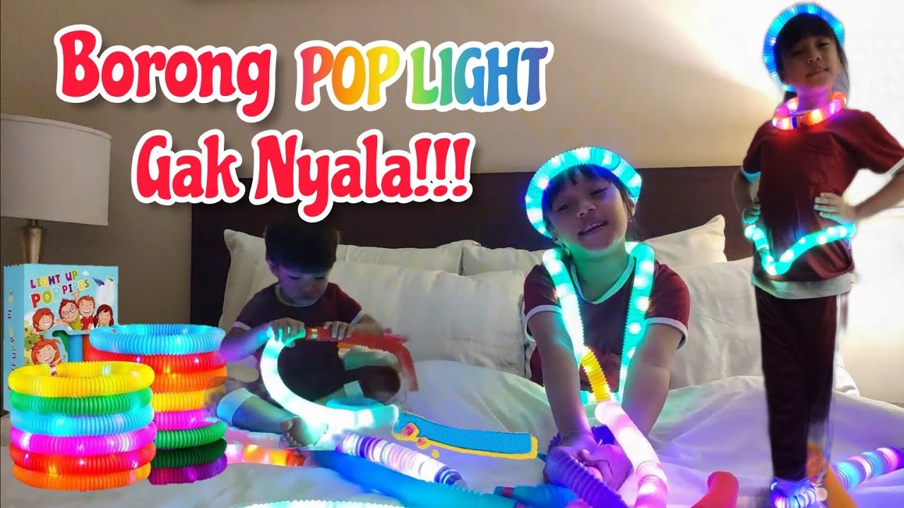 Seru Bermain Pop Light | Pop Light Seru Warna-warni | Punya Banyak Pop ...