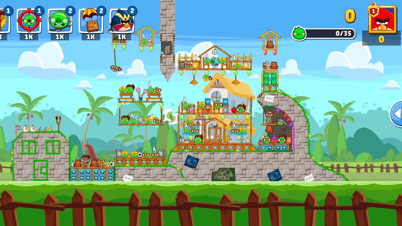 Level 7-8 – Angry Birds Friends No Power-Up Challenge (T-1601) | 3 ...
