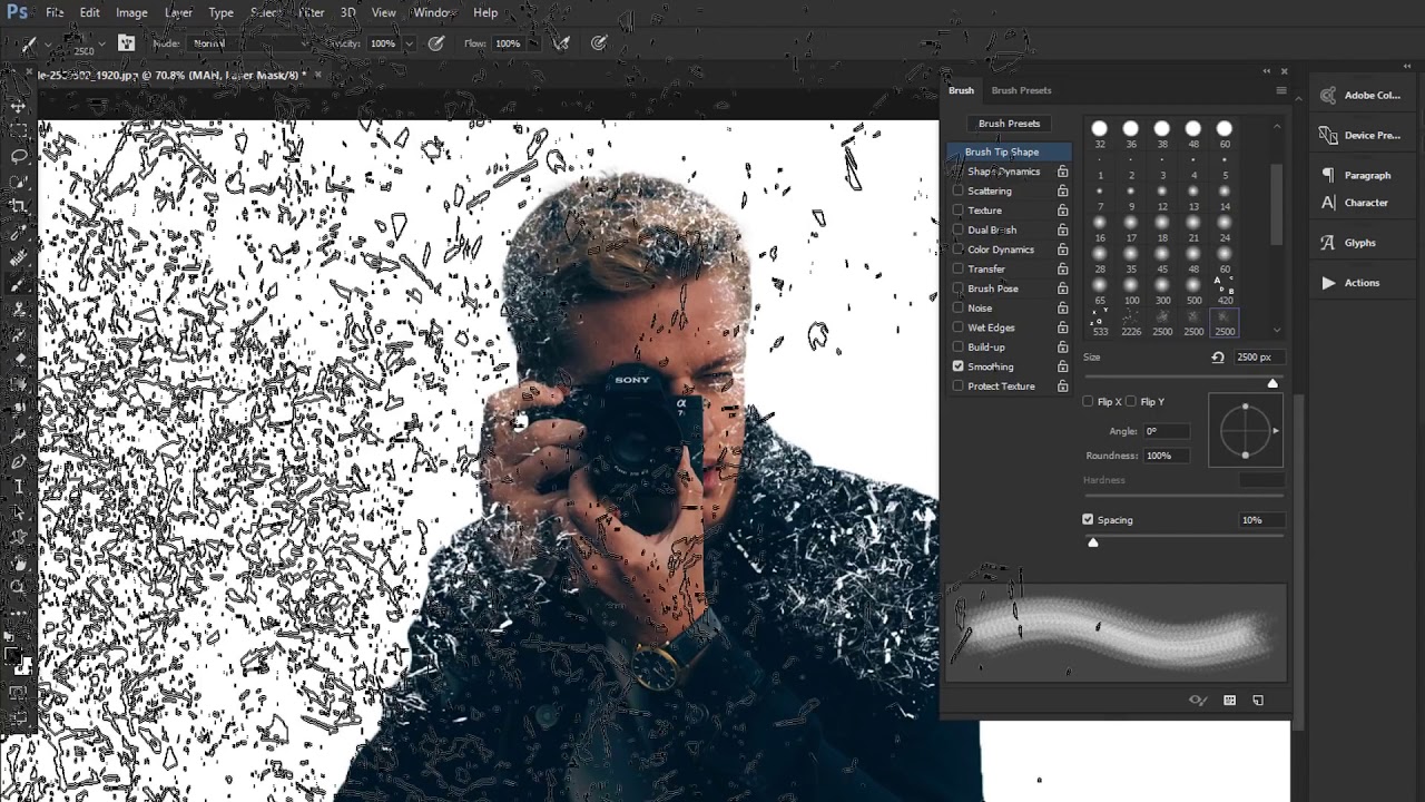 Chilling Decay Effect Photoshop Tutorial Project - YouTube