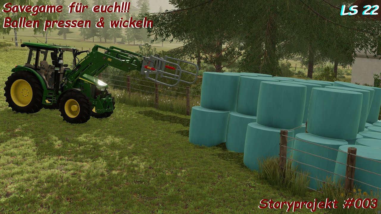 LS 22 Storyprojekt | Savegame Download und viele Ballen | zur Zeit auf ...