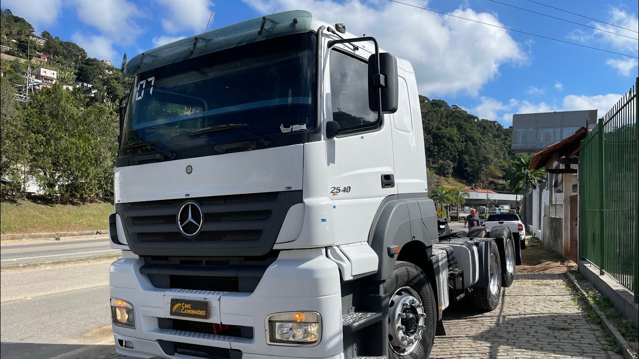 VENDIDO. Mercedes Benz AXOR 2540 6x2 2007 - YouTube