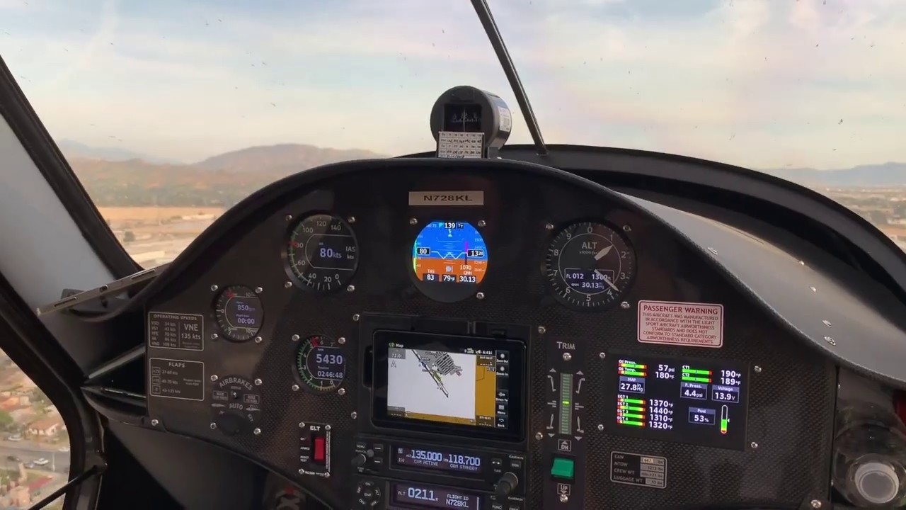 Flying a Pipistrel Alpha Trainer over Los Angeles - YouTube