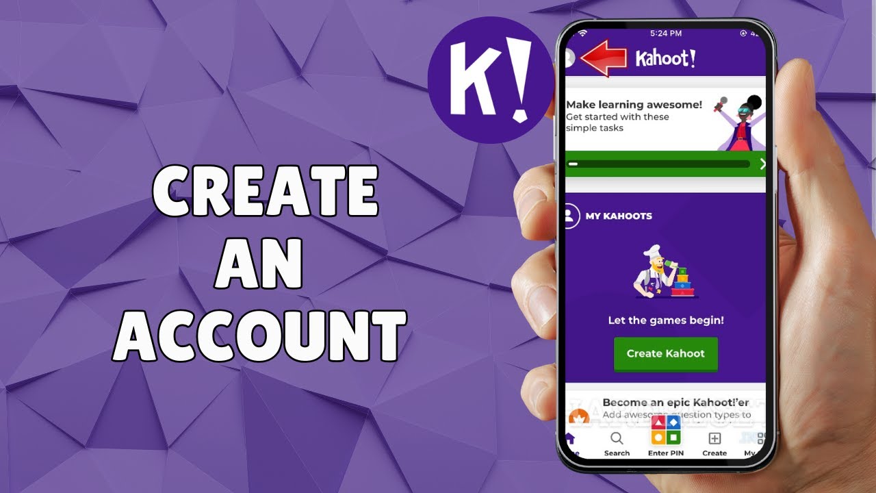 HOW TO CREATE AN ACCOUNT ON KAHOOT - YouTube