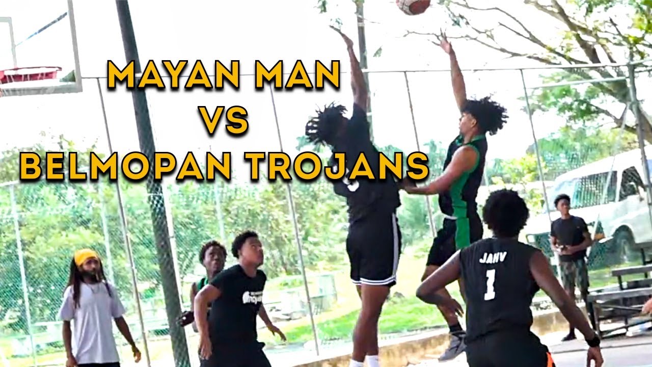 Mayan Man vs Belmopan Trojans U22 ballin' for the win, Go Green Belize ...