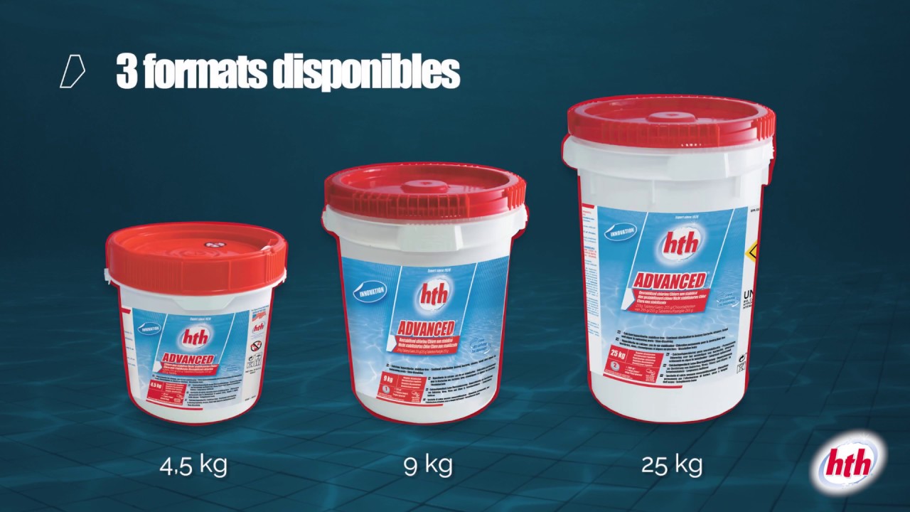 HTH Advanced - Chlore non stabilisé à diffusion lente - YouTube