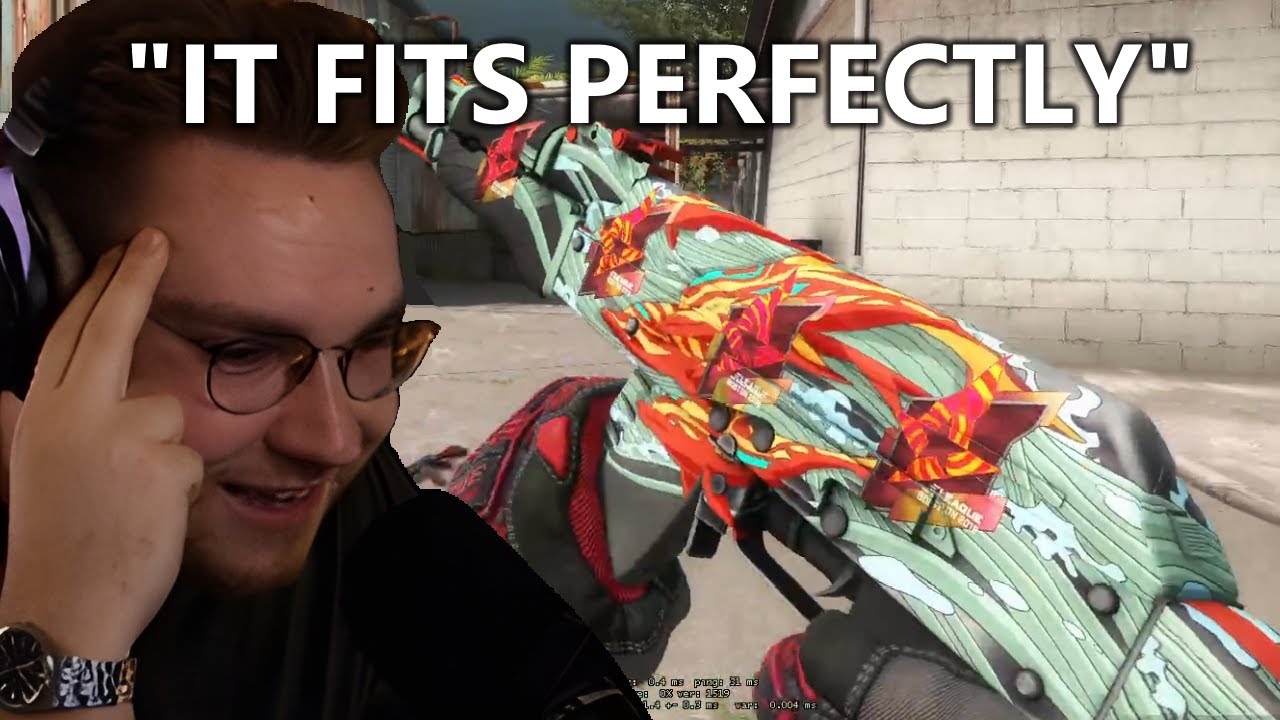 ohnePixel looks at insane AK-47 Aquamarine craft - YouTube