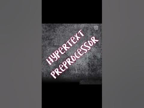 PHP Full Form? PHP પૂરું નામ? - YouTube