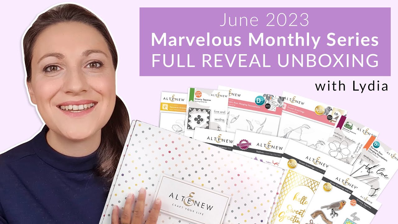 Wow! This month's Marvelous Monthly Series collection stuns! - YouTube