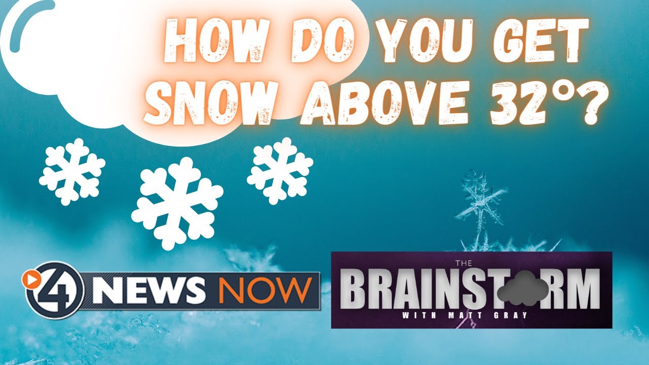 Brainstorm: How does snow fall above freezing? - YouTube