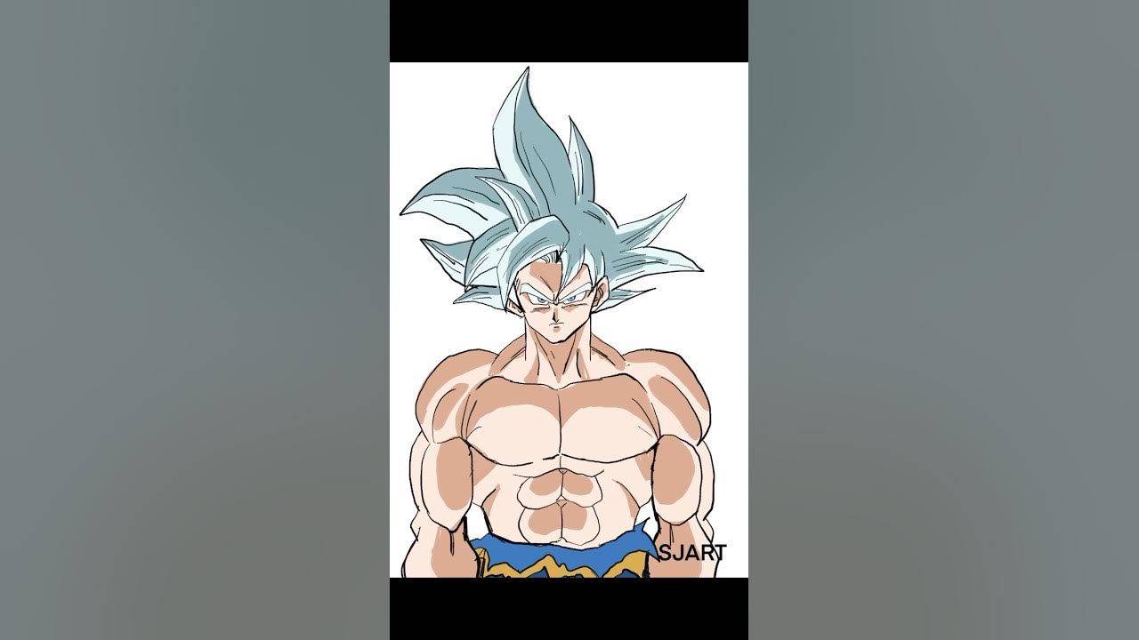 드래곤볼 슈퍼 무의식의극의 손오공 일러스트 Fanart Dragonball Dokkanbattle Shorts Youtube