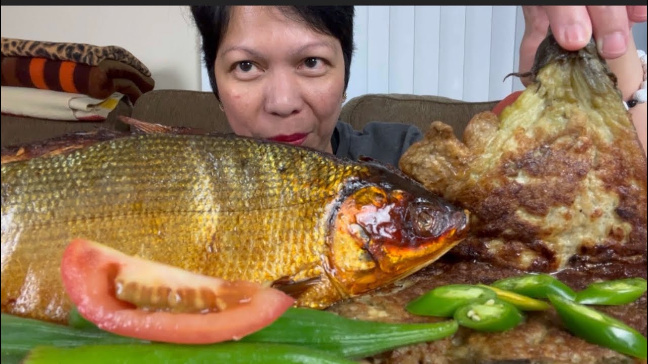 FILIPINO FOOD MUKBANG | BONELESS BANGUS | TORTANG TALONG | GINISANG ...