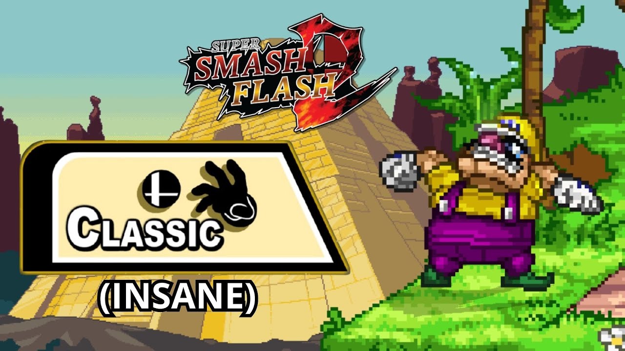Super Smash Flash 2 | Classic Mode - Wario (Insane) No Continues v.1.4 ...