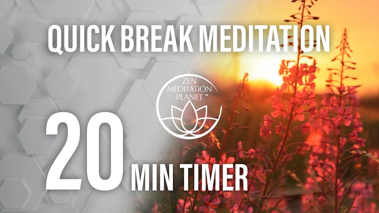 Quick Break Meditation: 20 minutes to relax, clear body & mind; short ...