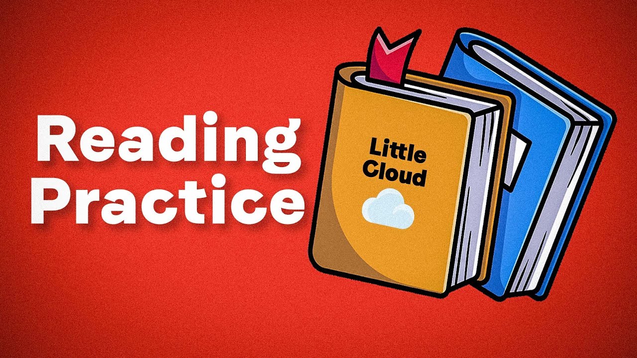 📕 Little Cloud ☁️ Reading Text in English for Beginners - YouTube