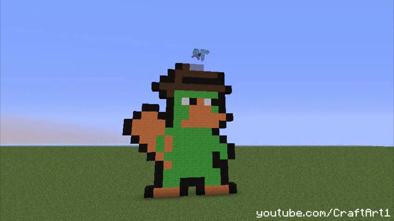 Pixel Art Aleatória #002 - Perry, O Ornitorrinco - YouTube