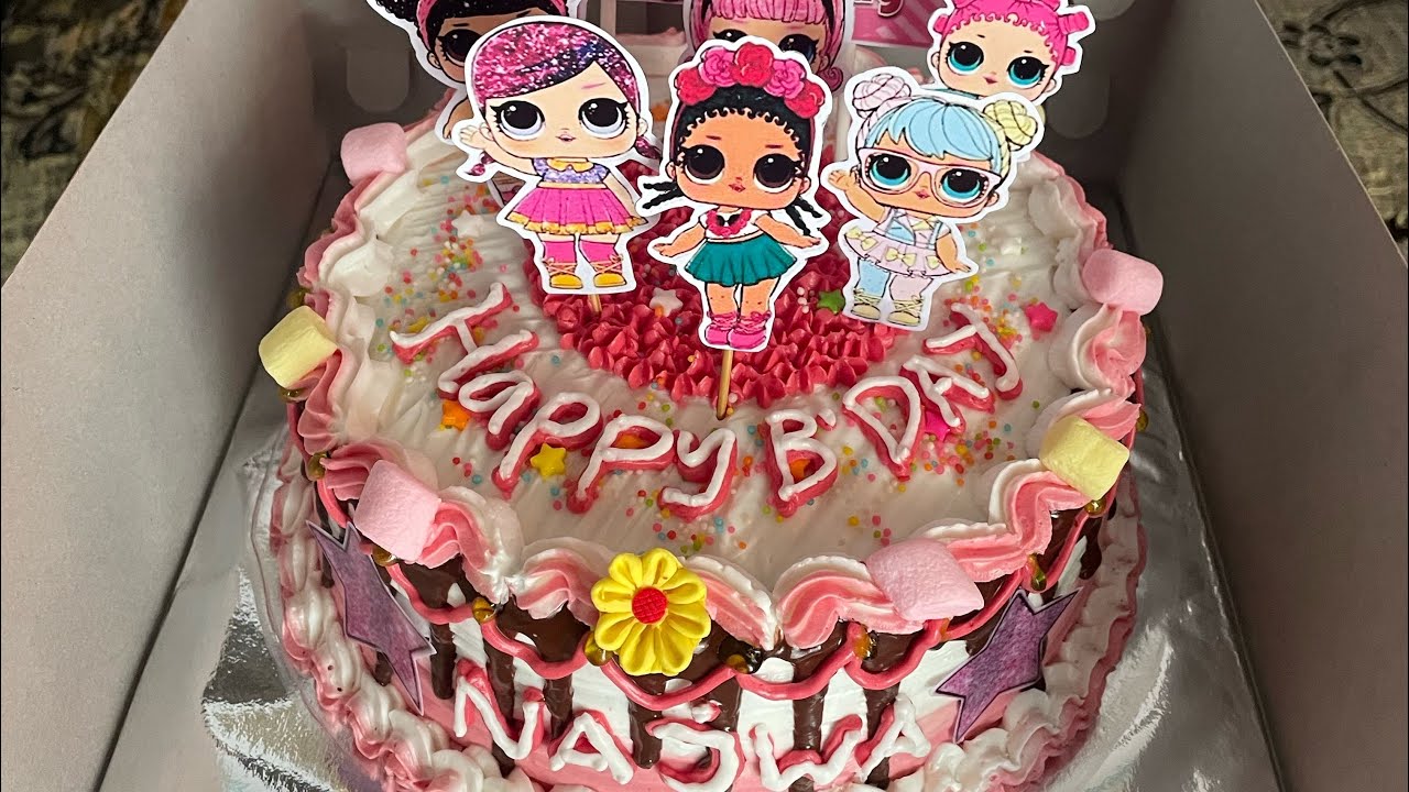 kue ultah LOL #kue #kueulangtahun #kueultah #kueultahmurah - YouTube