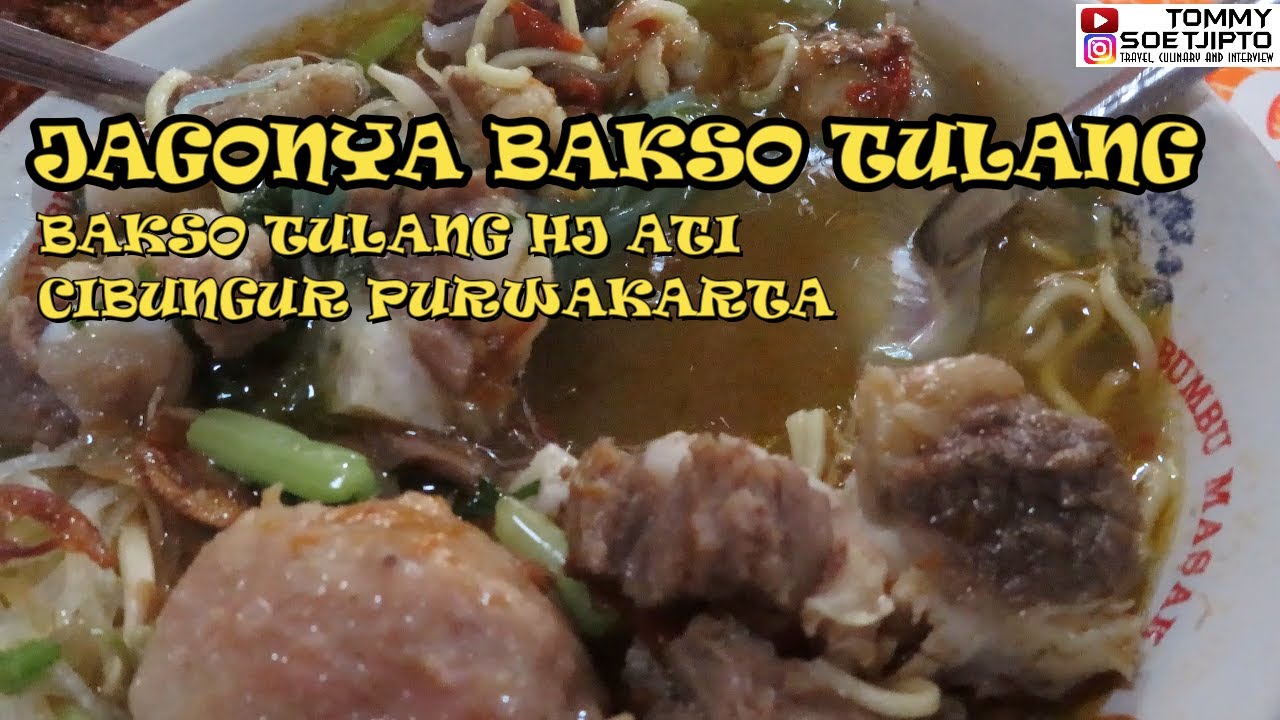 ADA MIE WARNA BIRU DI BAKSO TULANG HJ ATI CIBUNGUR PURWAKARTA - YouTube