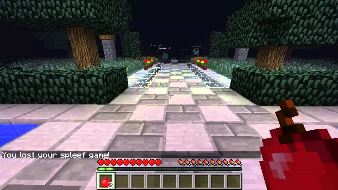 Minecraft Survival - Minecraft: Spleefing With Gamer3214 - YouTube