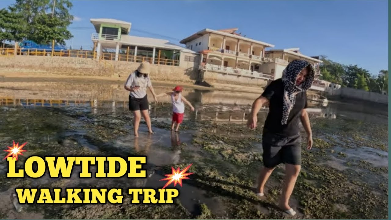 LOW TIDE WALKING TRIP CEBU - YouTube