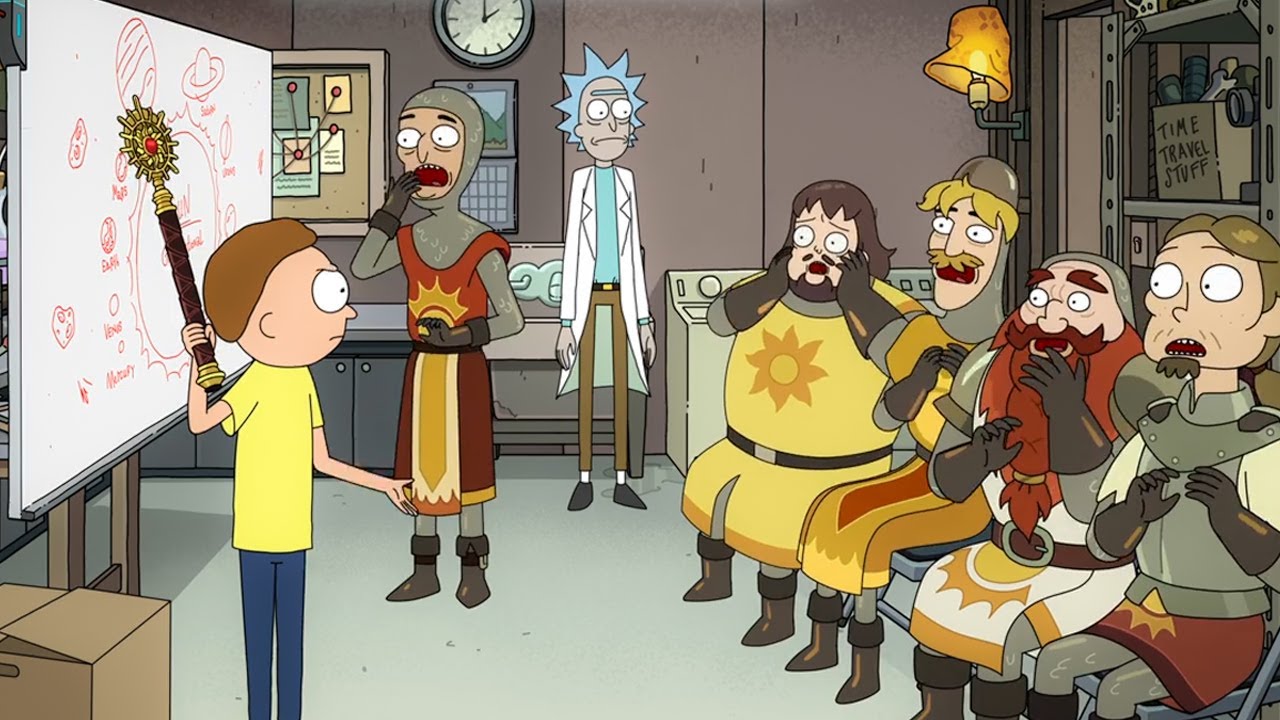 Morty explains SOLAR SYSTEM | Rick and Morty Season 6 Episode 9 - YouTube