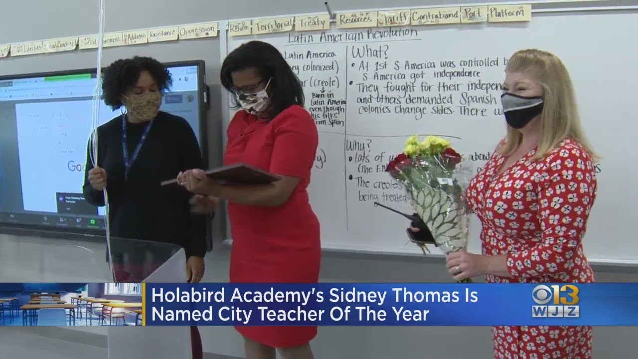 Holabird Academy's Sidney Thomas Named Baltimore City Public Schools ...