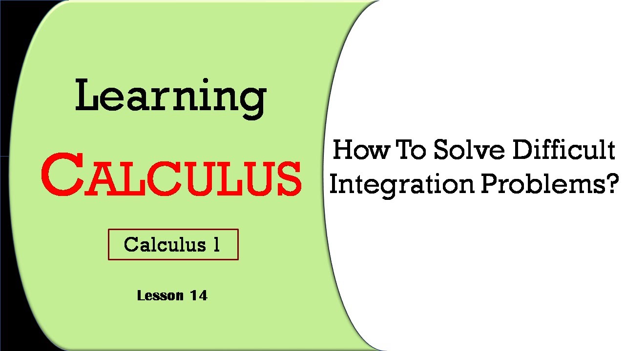 How to solve integration | Difficult integration problems | Difficult ...