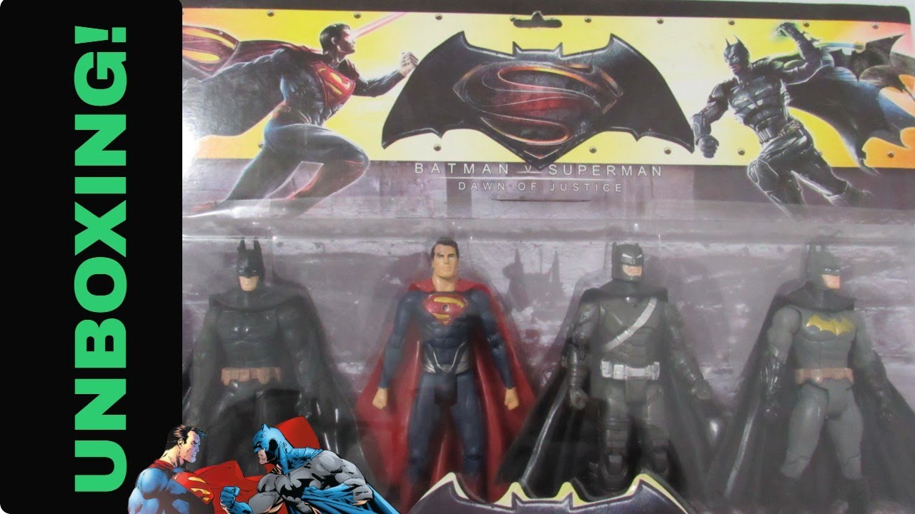 Unboxing! Pack Bootleg Batman v Superman #batmanvsuperman #dccomics # ...