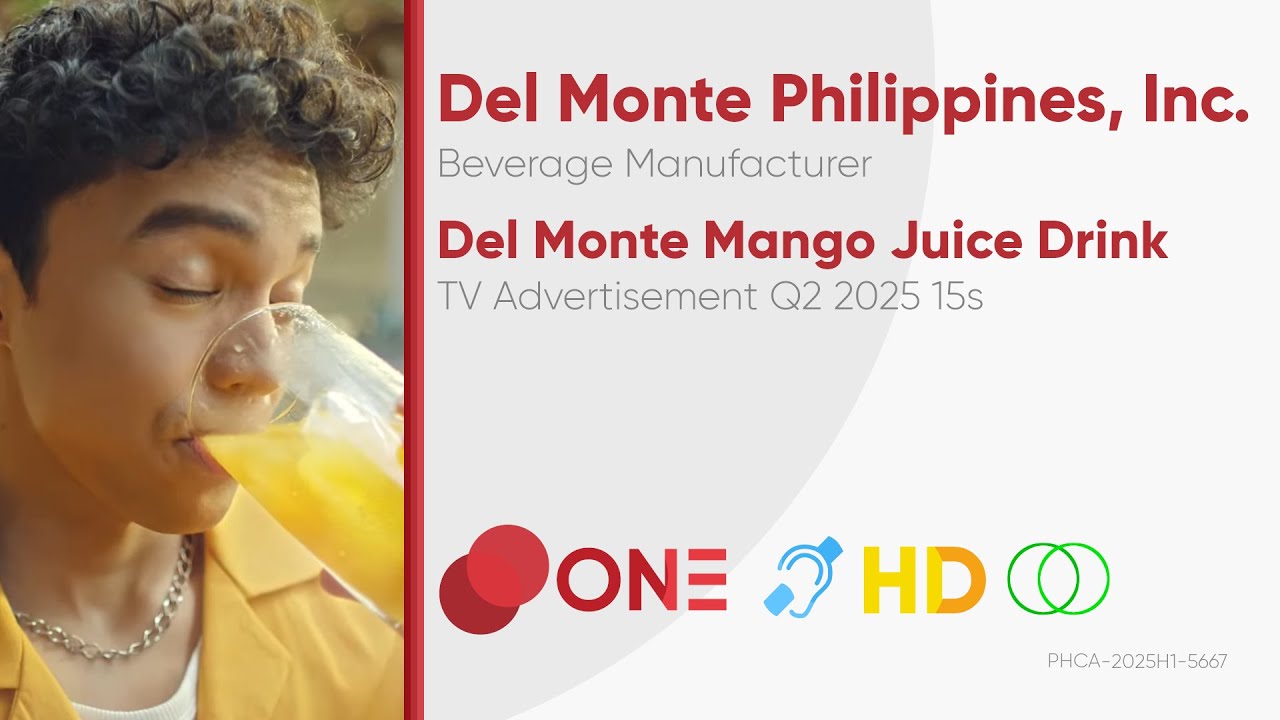 Del Monte Mango Juice Drink TV Ad Q2 2025 15s (Philippines) [BCC/HD/ST ...
