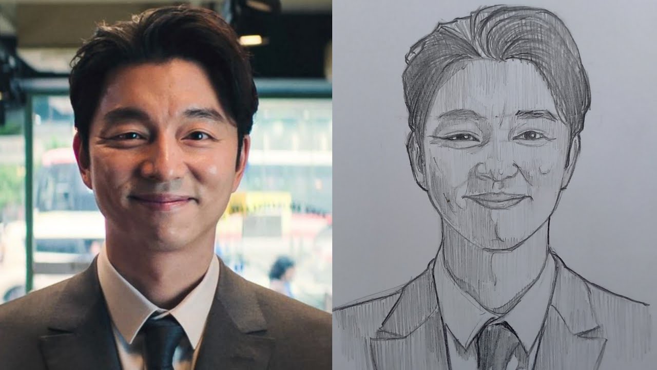 How to Draw the Salesman from Squid Game Step by Step - YouTube