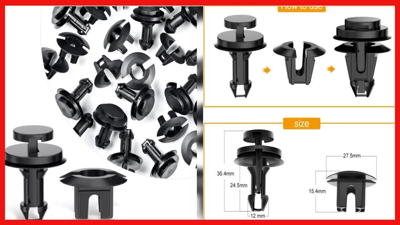 Great product - GOOACC 30 Sets Front Air Deflector Retainers Clips ...