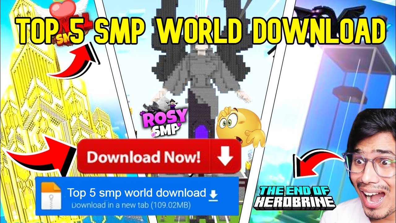 Top 5 Indians POPULAR SMP world download for Mcpe + Java in Minecraft ...