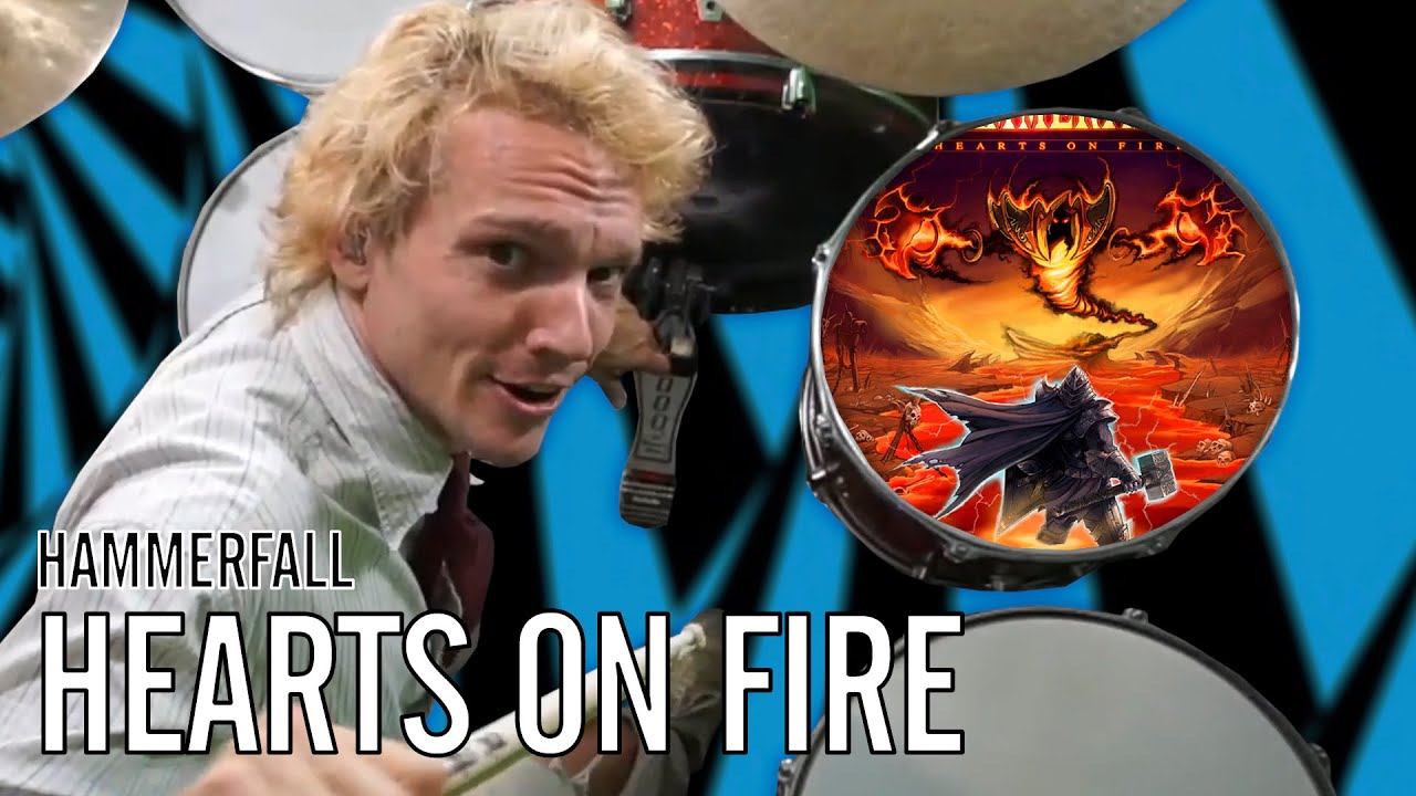 HammerFall - Hearts on Fire | Office Drummer [First Time Hearing] - YouTube