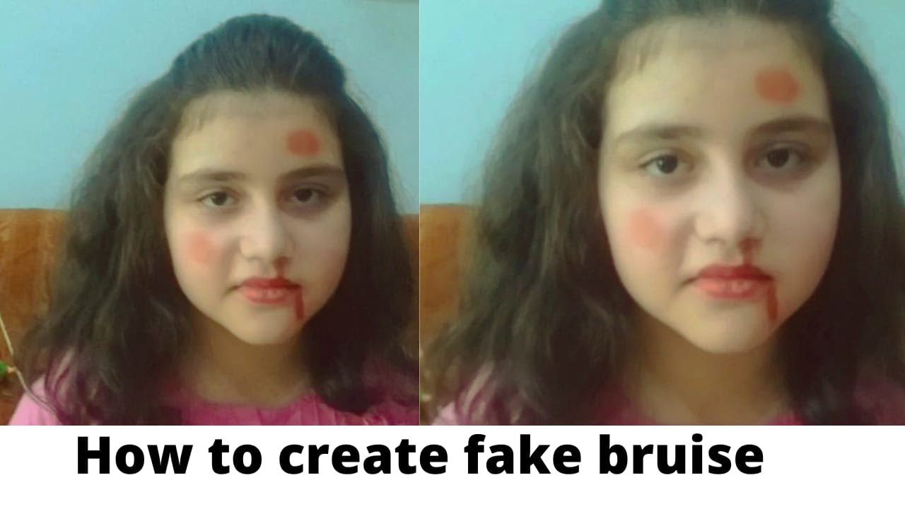 How to create fake bruises || how to make fake bruise || prank cousins ...