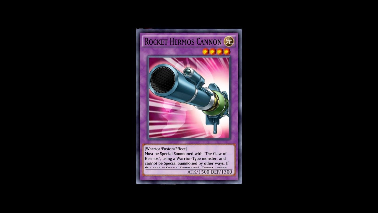 Yugioh Duel Links - THIS is How Joey use Rocket Hermos Cannon? - YouTube