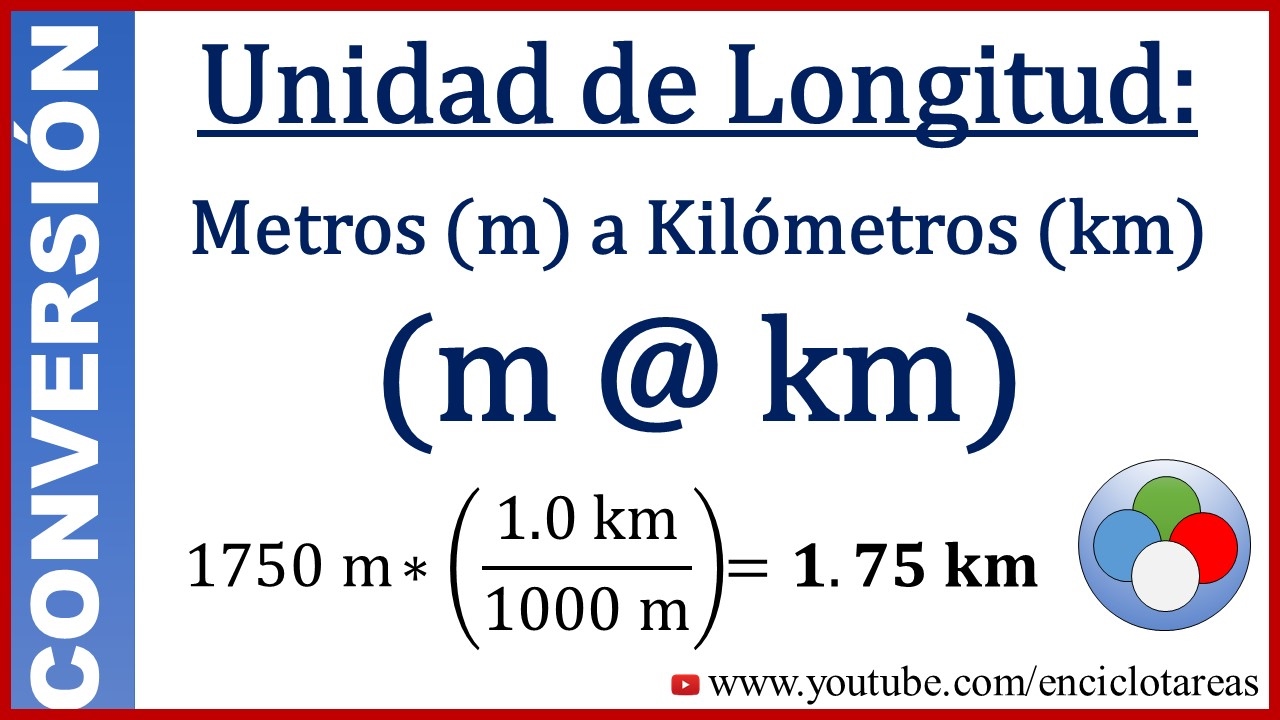 Convertir De Metros A Kil metros m A Km Parte 3 YouTube