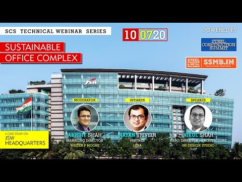SUSTAINABLE OFFICE COMPLEX : JSW HEADQUARTERS, BKC - YouTube