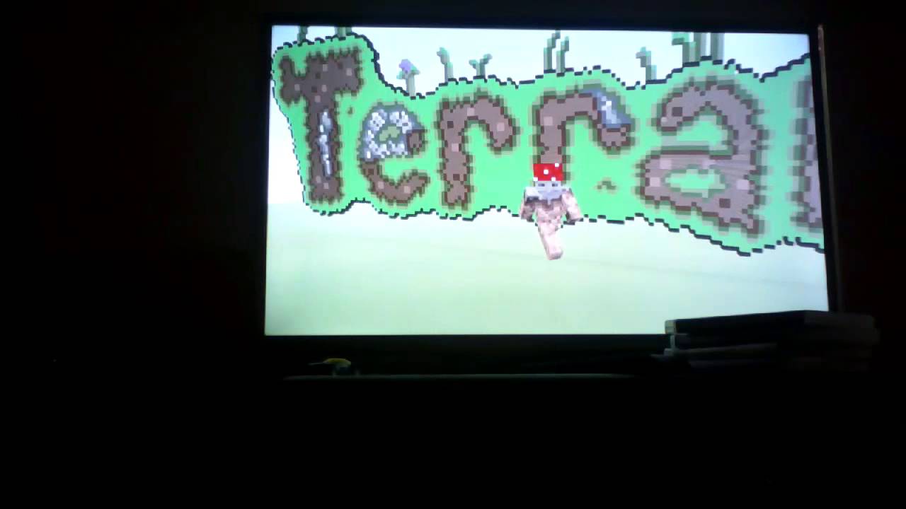 Minecraft PS3 - Píxel Art #1 - Logo "Terraria" - YouTube