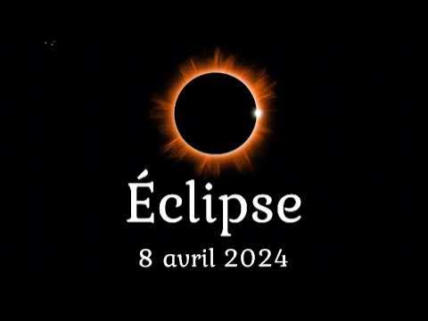 Éclipse Solaire et Nouvelle lune ️ 8 avril 2024 ️ Soin énergétique et ...