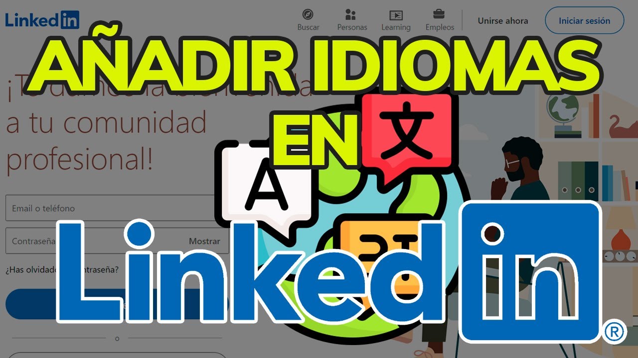 Cómo AÑADIR IDIOMAS en LINKEDIN (Paso a Paso) - YouTube