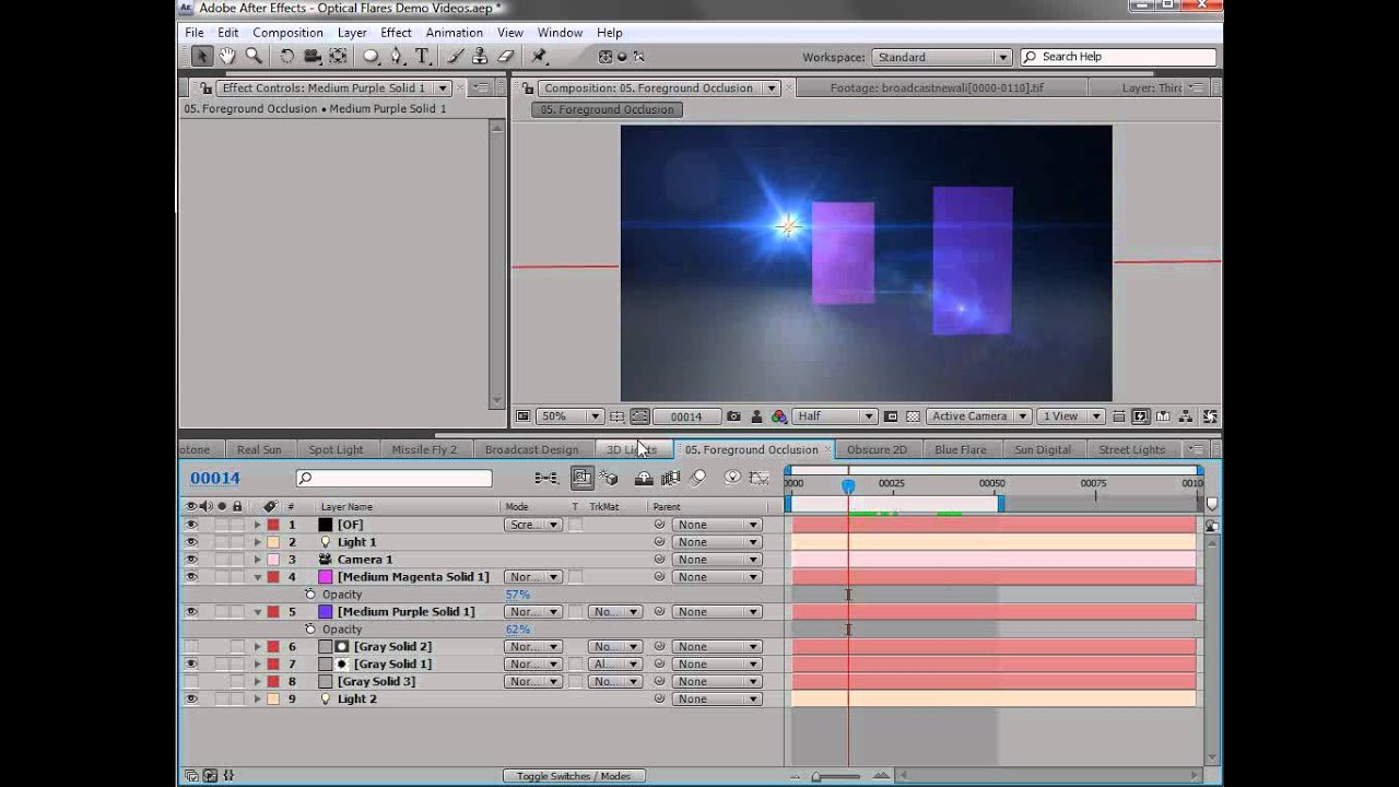 Optical Flares - Layer Occulusion - YouTube