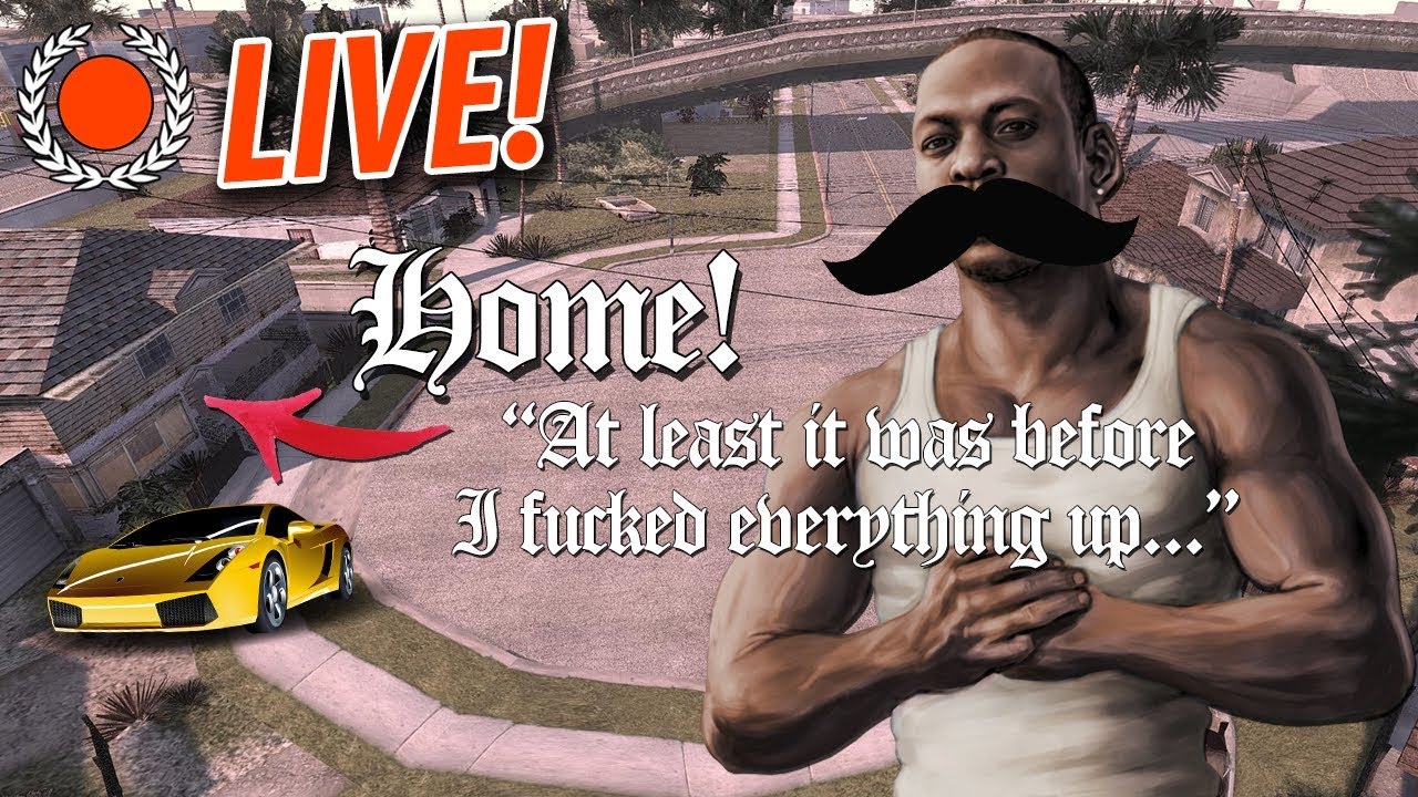 "GROVE STREET 4 LIFE!" - GTA: San Andreas - Livestream! - YouTube