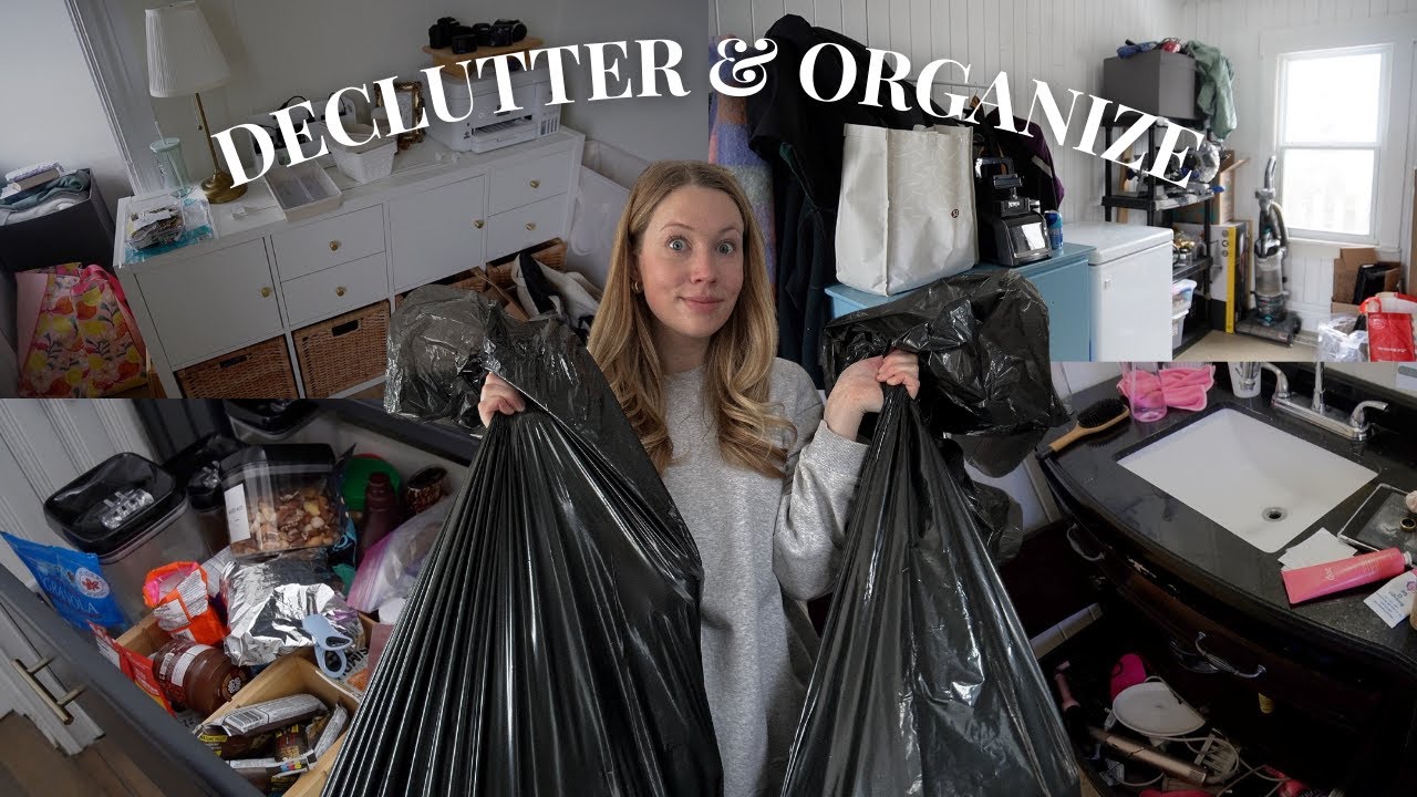decluttering & organizing my entire house 🏠📦 (because it's a hot mess ...